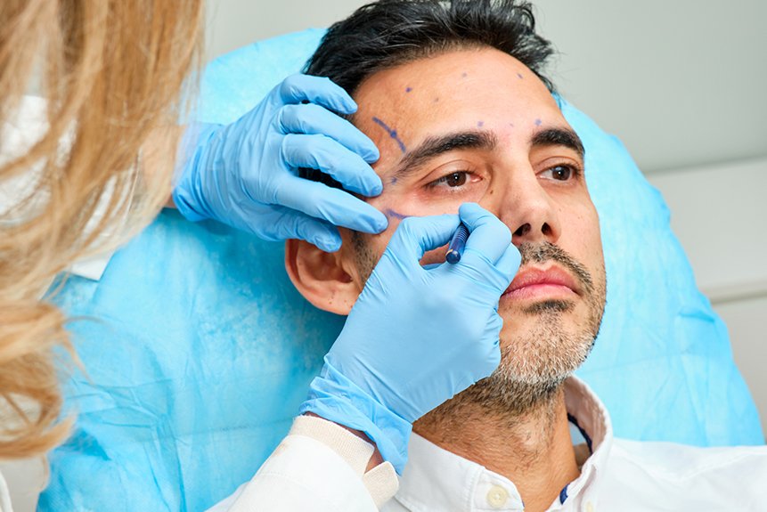 Extended lower vlepharoplasty - Mantalos Plactic Surgery